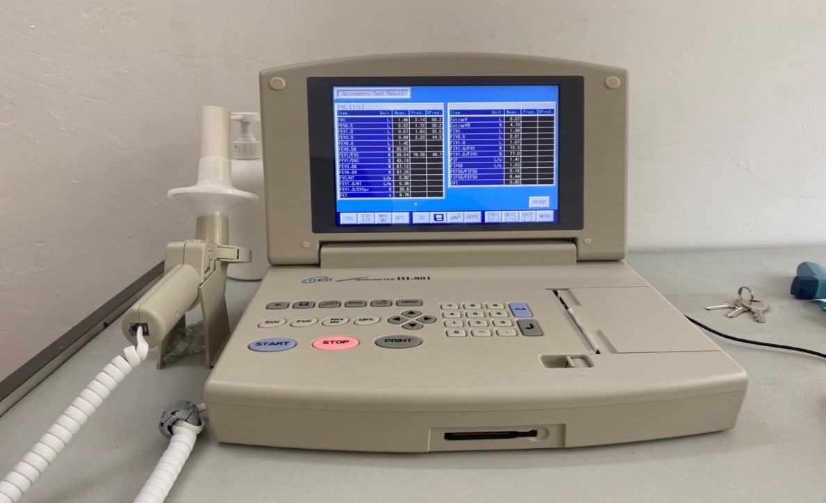 ĐO CHỨC NĂNG HÔ HẤP TRÊN HỆ THỐNG CHEST-HI 801 TẠI BỆNH VIỆN GIAO THÔNG VẬN TẢI